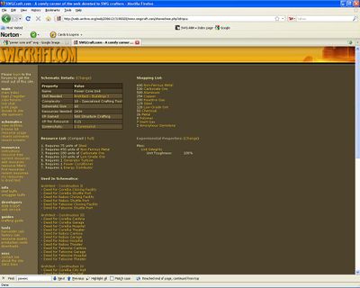 Power Core Unit (Schematic) - SWGANH Wiki